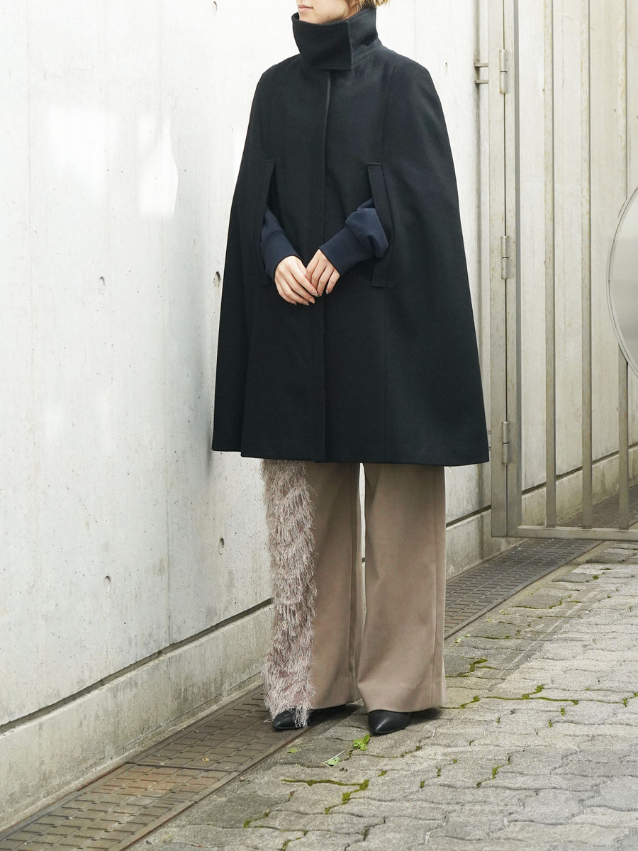 stand collar cape mant – youozeki